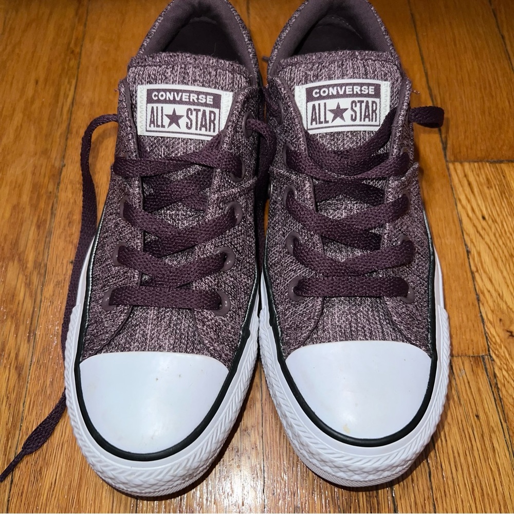 Converse Chuck Taylor Madison Purple Tweed Low Top Sn… - Gem
